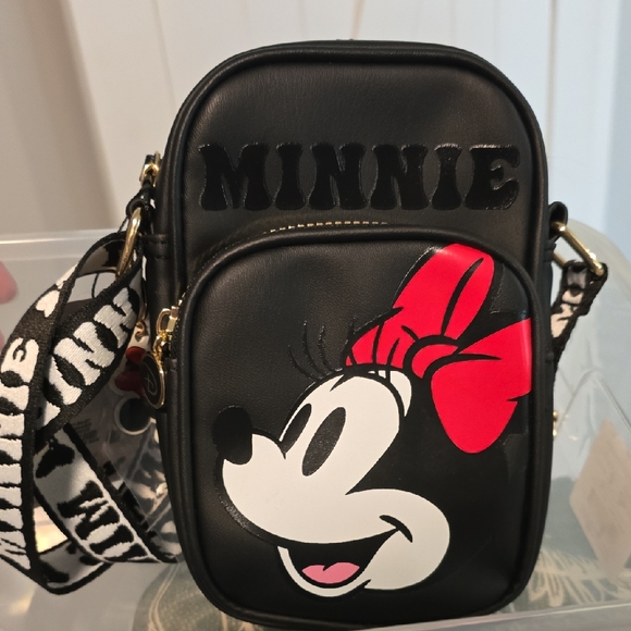 Primark | Bags | Primark Minnie Mouse Black And Red Crossbody Bag ...